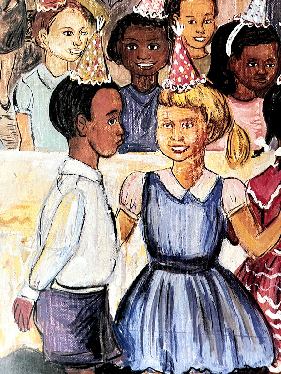 Margaret Taylor Burroughs' Signed & Dated Color Litho Print "Birthday ...
